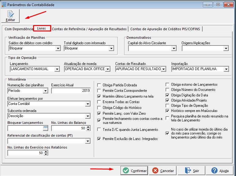 Hospitalidade - TOTVS Backoffice (Linha CMNET) - CONTAB - Os ...