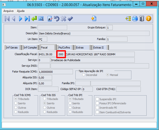 Cross Segmentos - Linha Datasul - MLF - SPED Fiscal - Registro 0200 ...