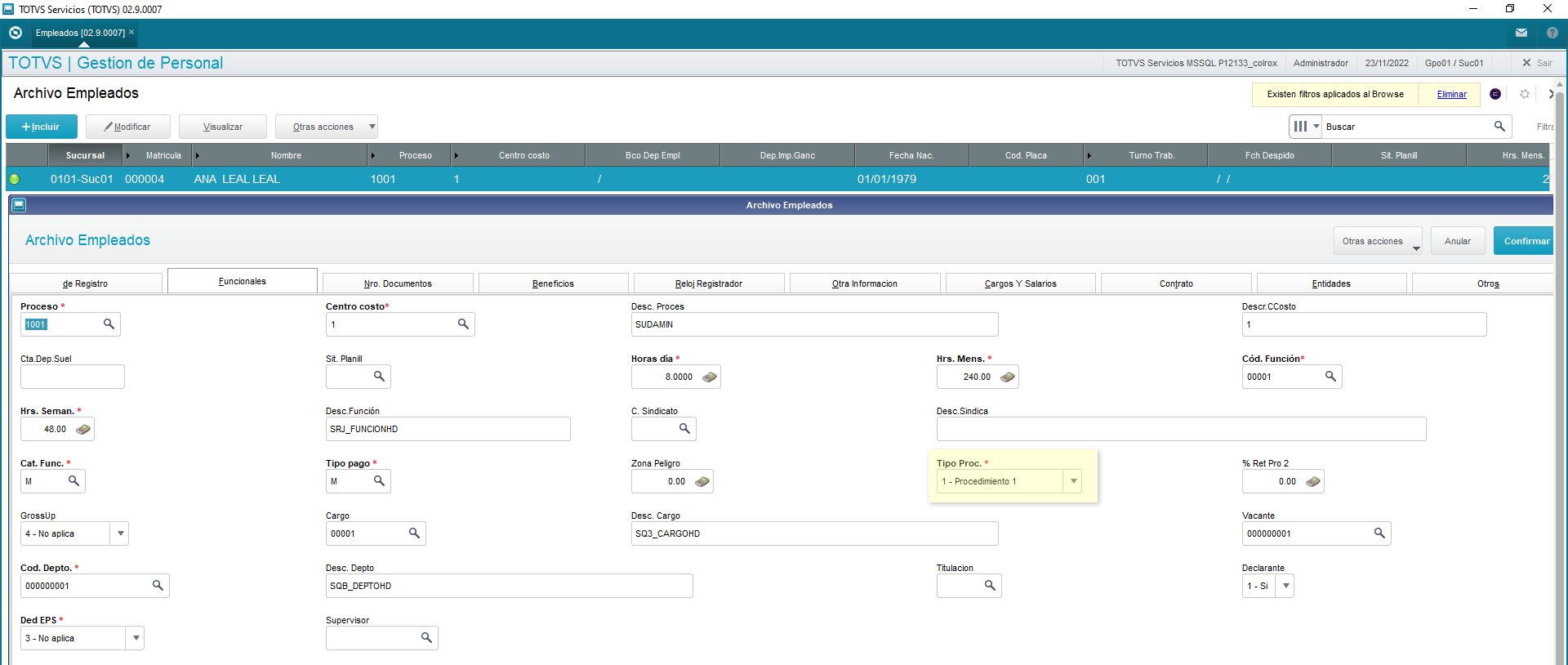 TOTVS RH - TOTVS RH (Línea Protheus) - MI - Gestión de Personal ...