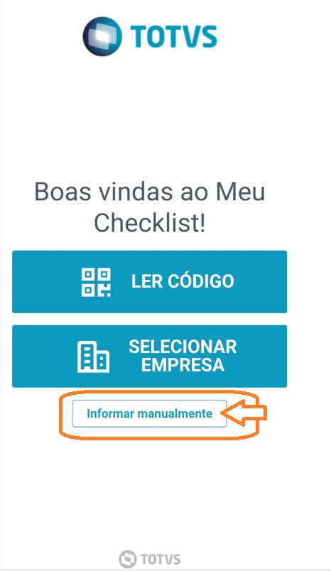 Logística - TOTVS Checklist - Checklist - Configurar ambiente para aplicativo Meu Checklist ...