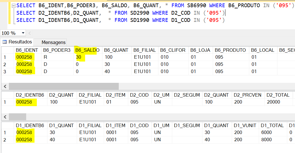 Cross Segmento - Backoffice (Linha Protheus) - SIGAEST - Poder de / em terceiros. Como a tabela ...