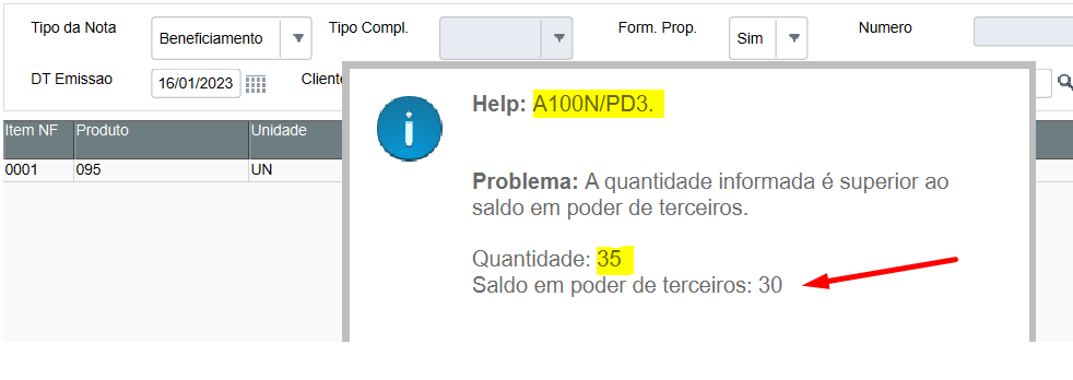 Cross Segmento - Backoffice (Linha Protheus) - SIGAEST - Poder de / em terceiros. Como a tabela ...