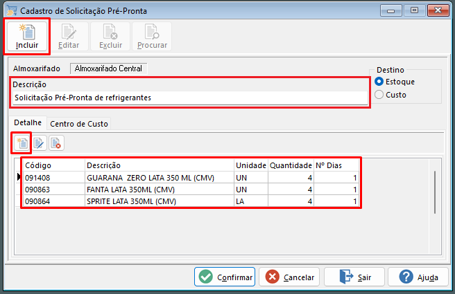 Hospitalidade - TOTVS Backoffice (Linha CMNET) - Compras - Como ...