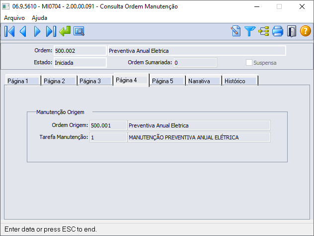 Manufatura - Linha Datasul - MMI - Vínculos entre ordens de manutenção ...