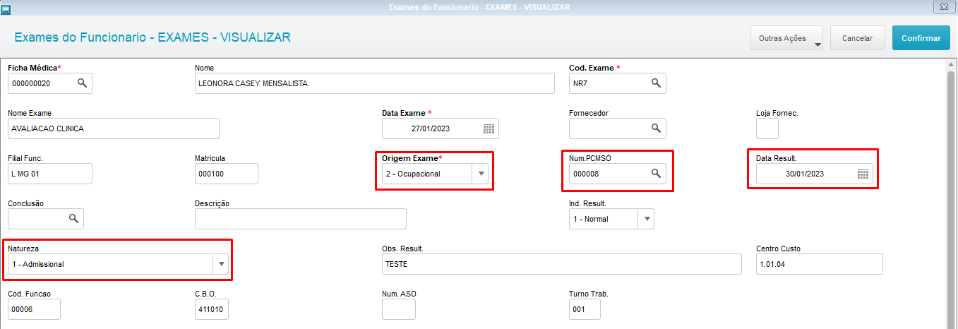 RH - Linha Protheus - MDT - Como gerar um ASO admissional – Central de Atendimento TOTVS