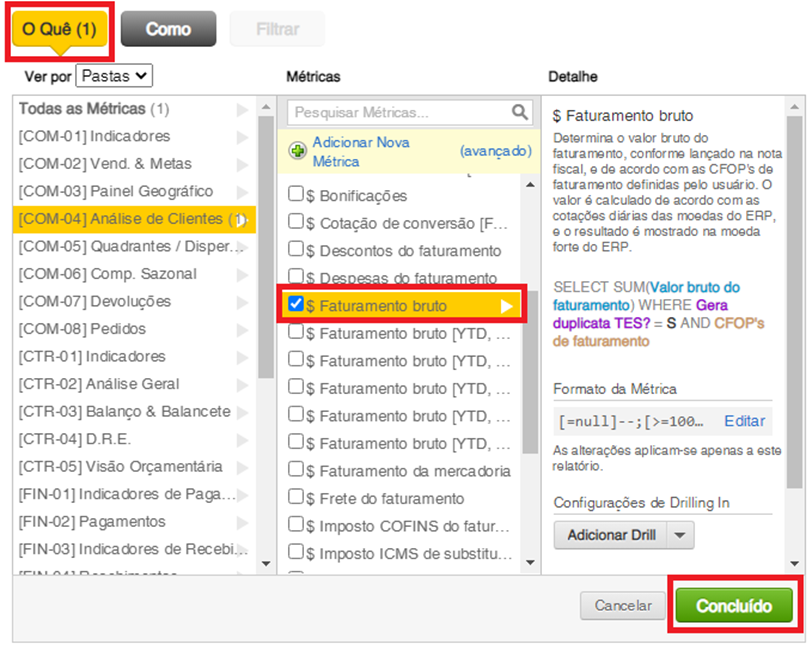 GoodData - Fast Analytics - Como realizar as configurações de DRILL ...
