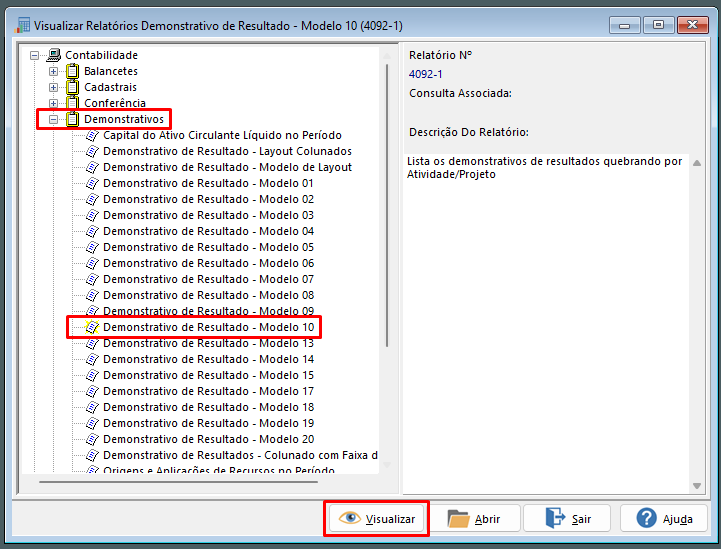 Hospitalidade - TOTVS Backoffice (Linha CMNET) - CONTAB - Como emitir o relatório demonstrativo ...