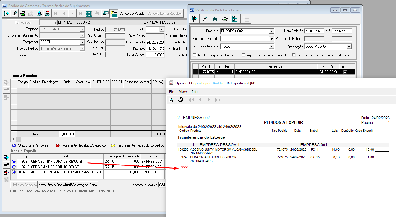 Varejo - Supermercados - Compras - Relatório não está exibindo todos os ...