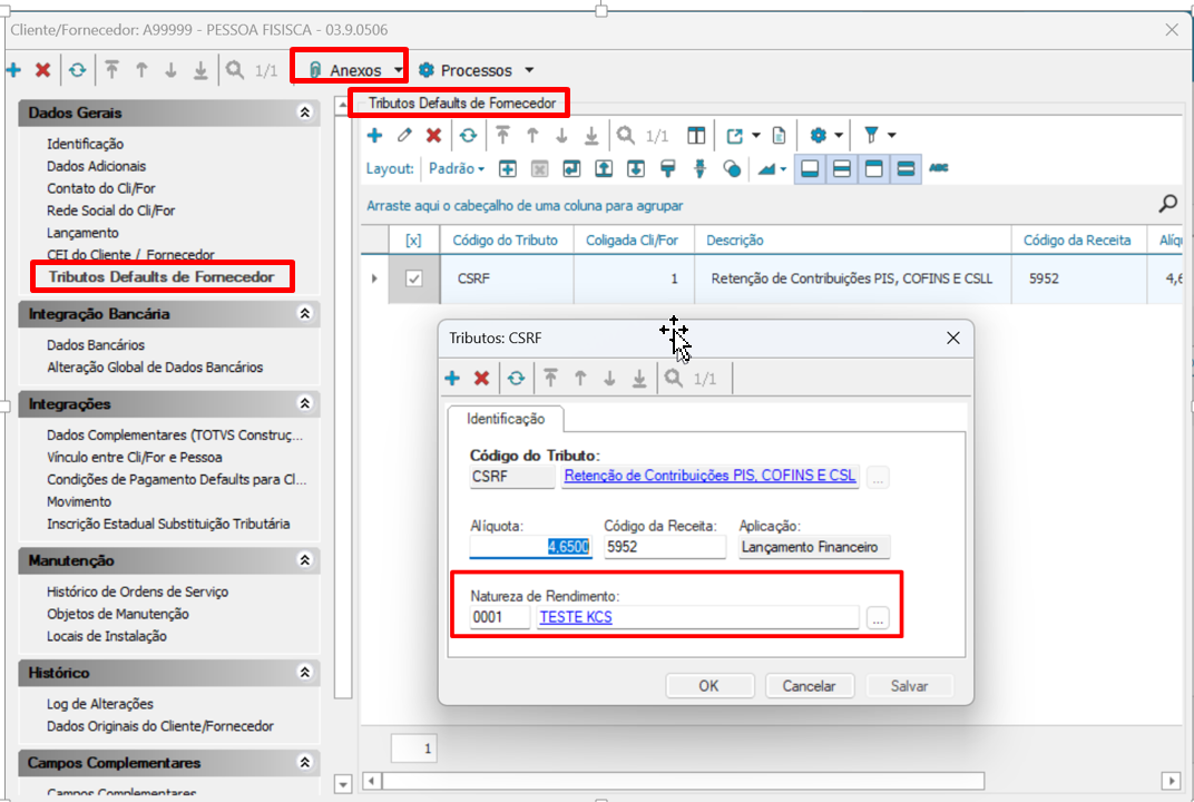 Cross Segmentos - Backoffice Linha RM - FIN - Para que serve o cadastro ...