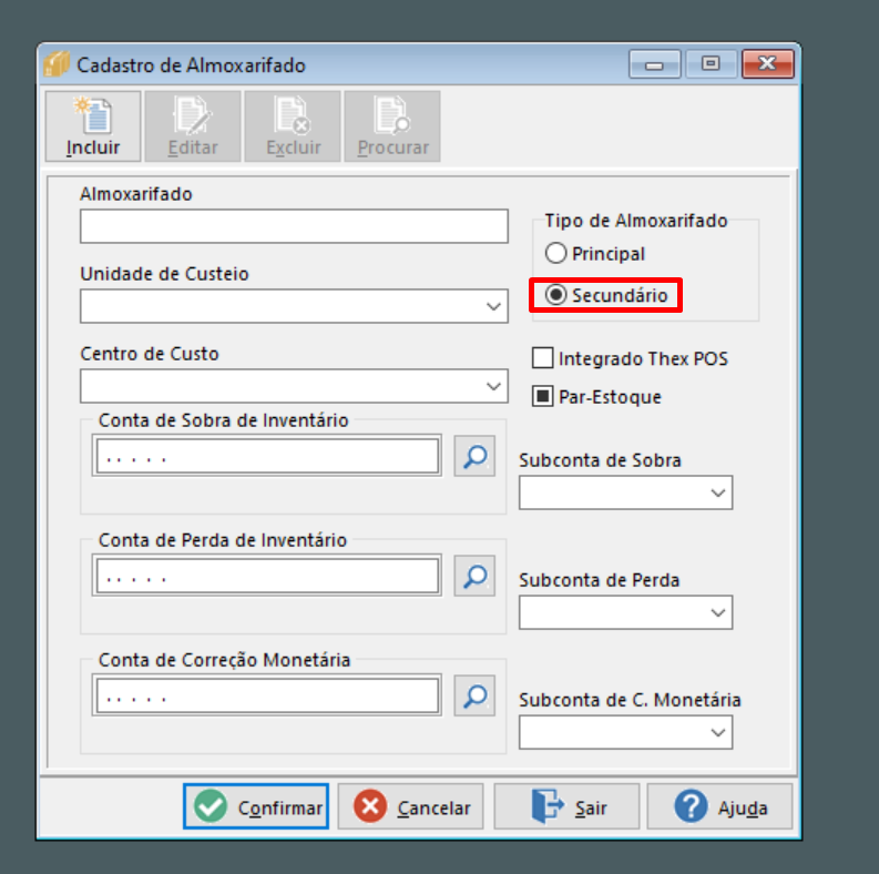 Hotelaria - TOTVS Backoffice (Linha CMNET) - ALMOX - Como Cadastrar um ...