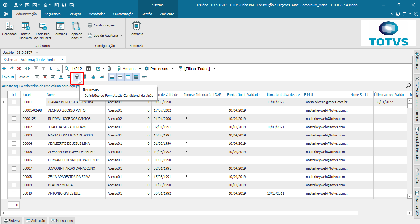 Framework - Linha RM - Frame - Como utilizar recurso de formatação ...