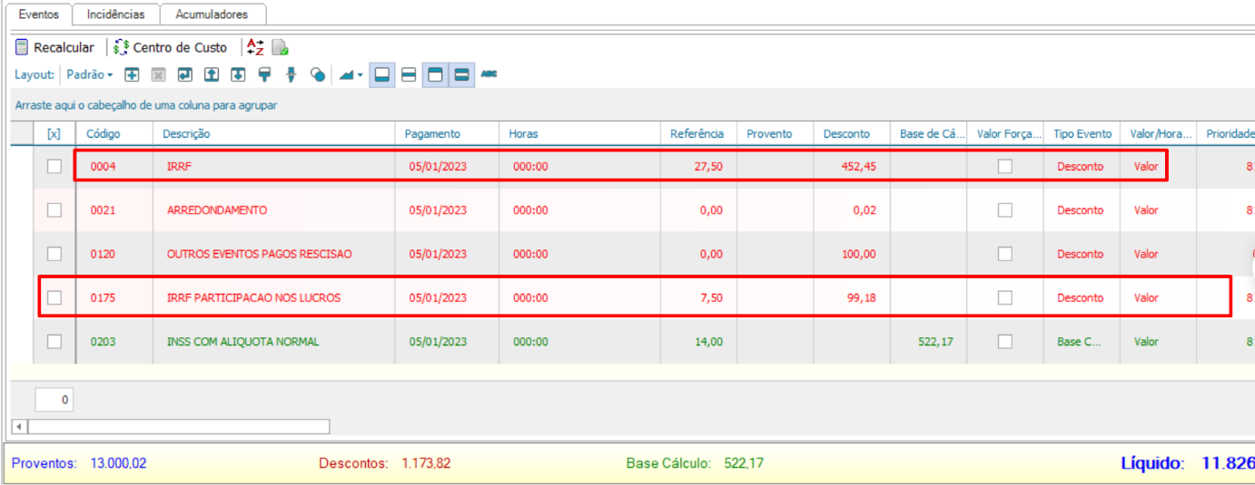 RH - RM - FOP - Folha: Lançamento de PLR – Central de Atendimento TOTVS