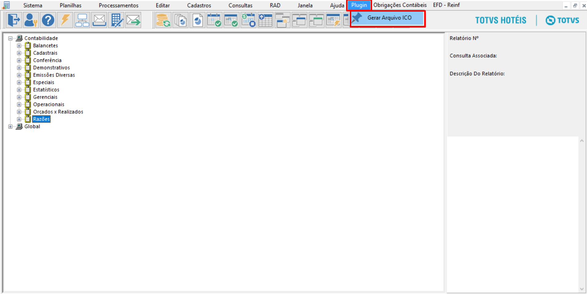 Hospitalidade - TOTVS Backoffice (Linha CMNET) - CONTAB - Como Emitir o ...