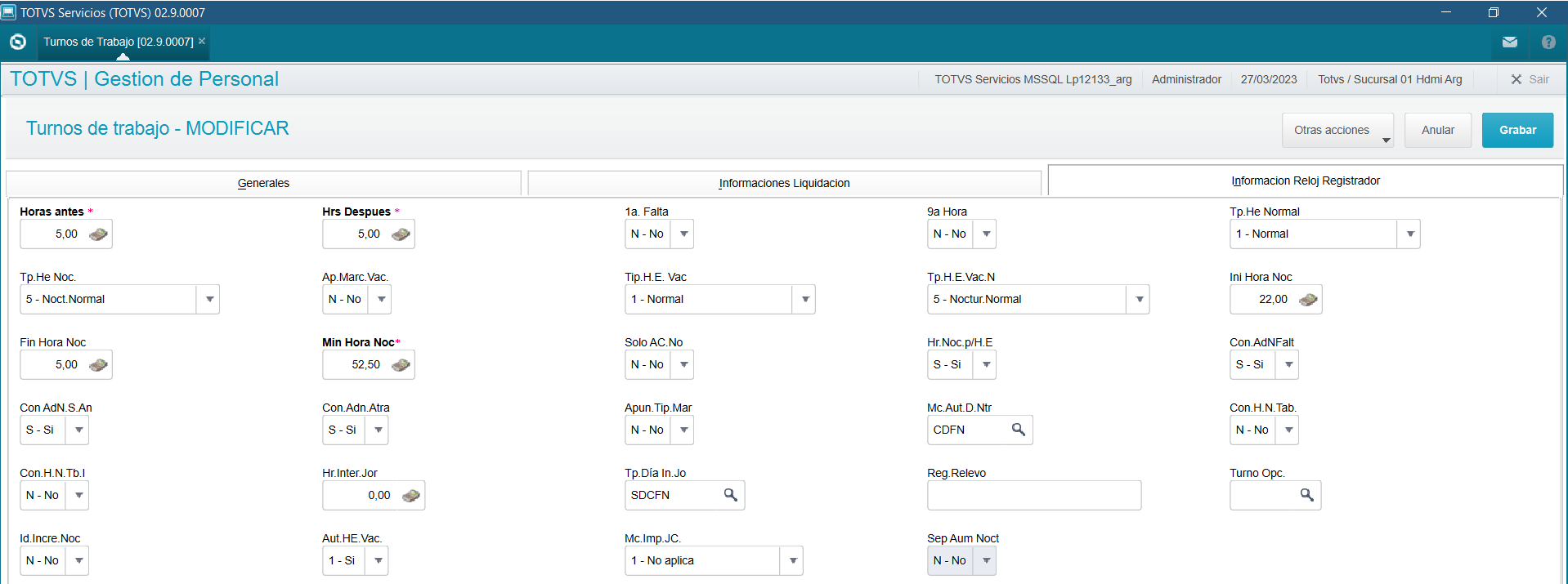 TOTVS RH - TOTVS RH (LINEA PROTHEUS) - MI – Gestión de Personal ...