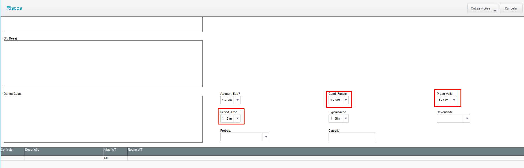 RH - Linha Protheus - MDT - eSocial - S-2240 - Como gerar Medida de Controle igual a SIM ...