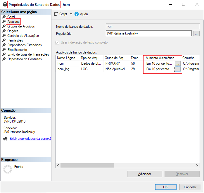Framework Linha Datasul Tec Erro Could Not Allocate Space For Object Dbo In Database