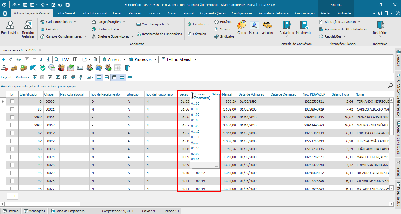 Framework - Linha RM - Frame - Concatena filtro de perfil com AND ...