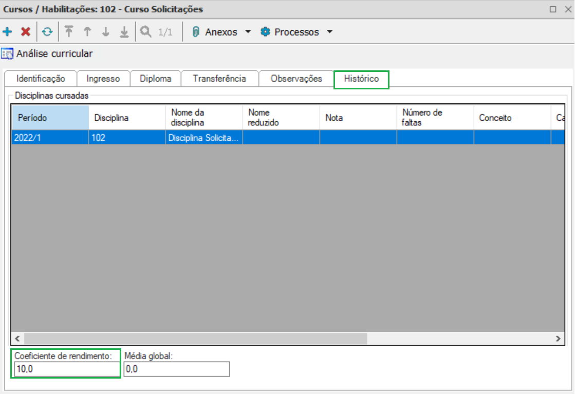 TOTVS Educacional - Educacional - Portal - Exibir valor do Coeficiente ...
