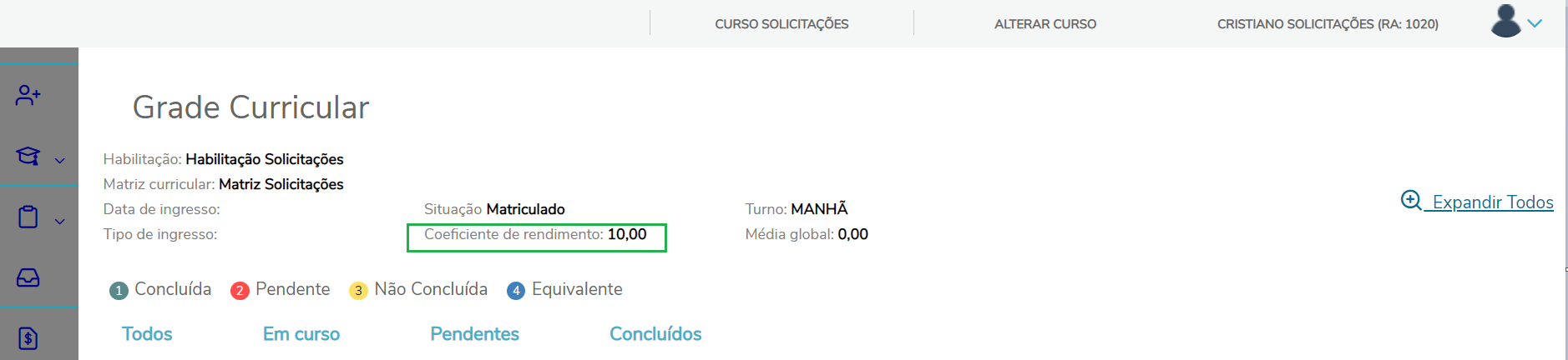 TOTVS Educacional - Educacional - Portal - Exibir valor do Coeficiente ...