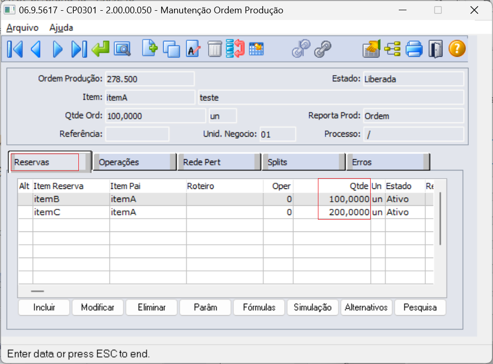 Manufatura - Linha Datasul - MCP - Mensagens de variação da requisição ...