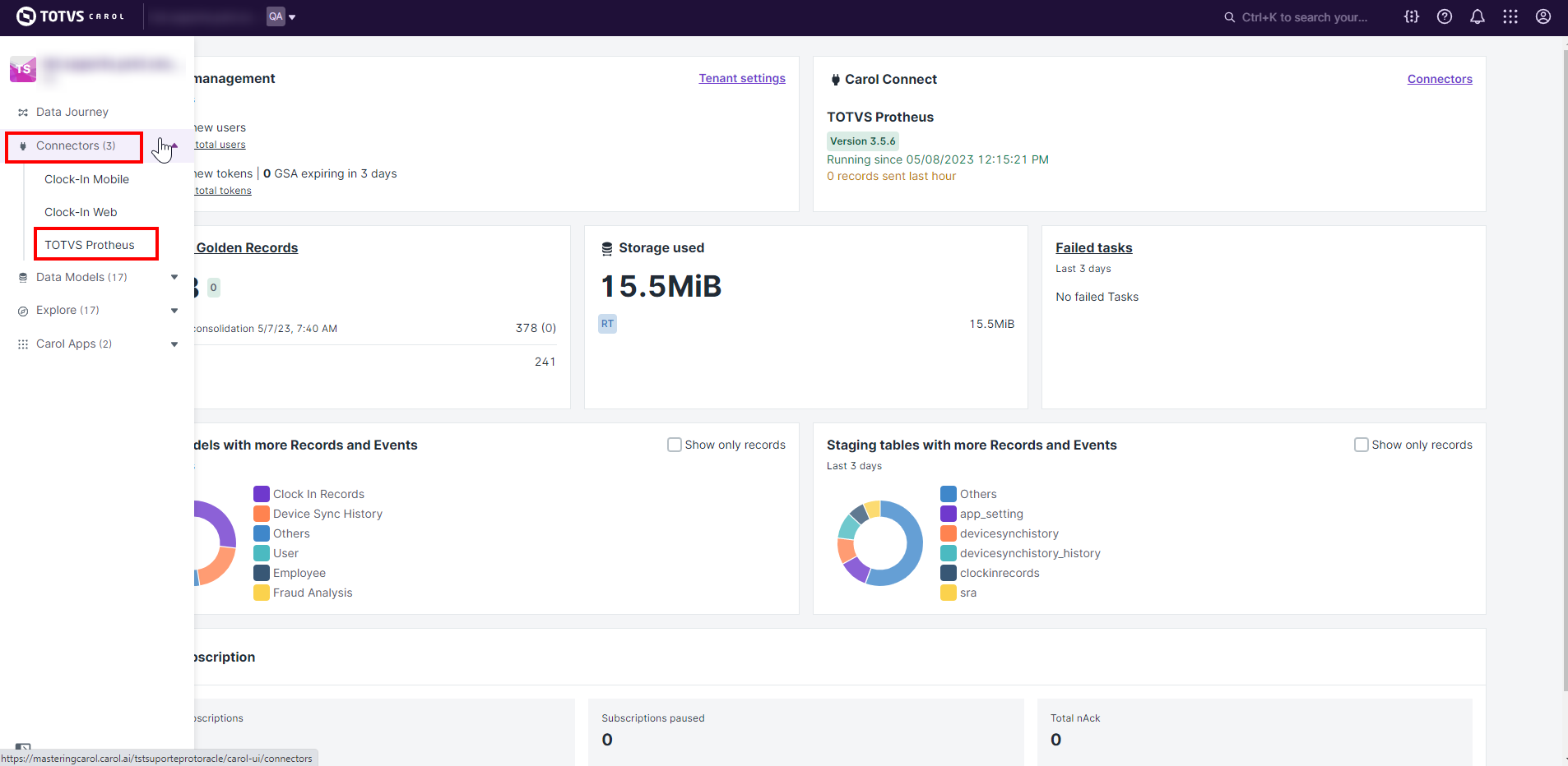 TOTVS CAROL - Carol Connect (2C) - Como criar uma conexão com um banco ...