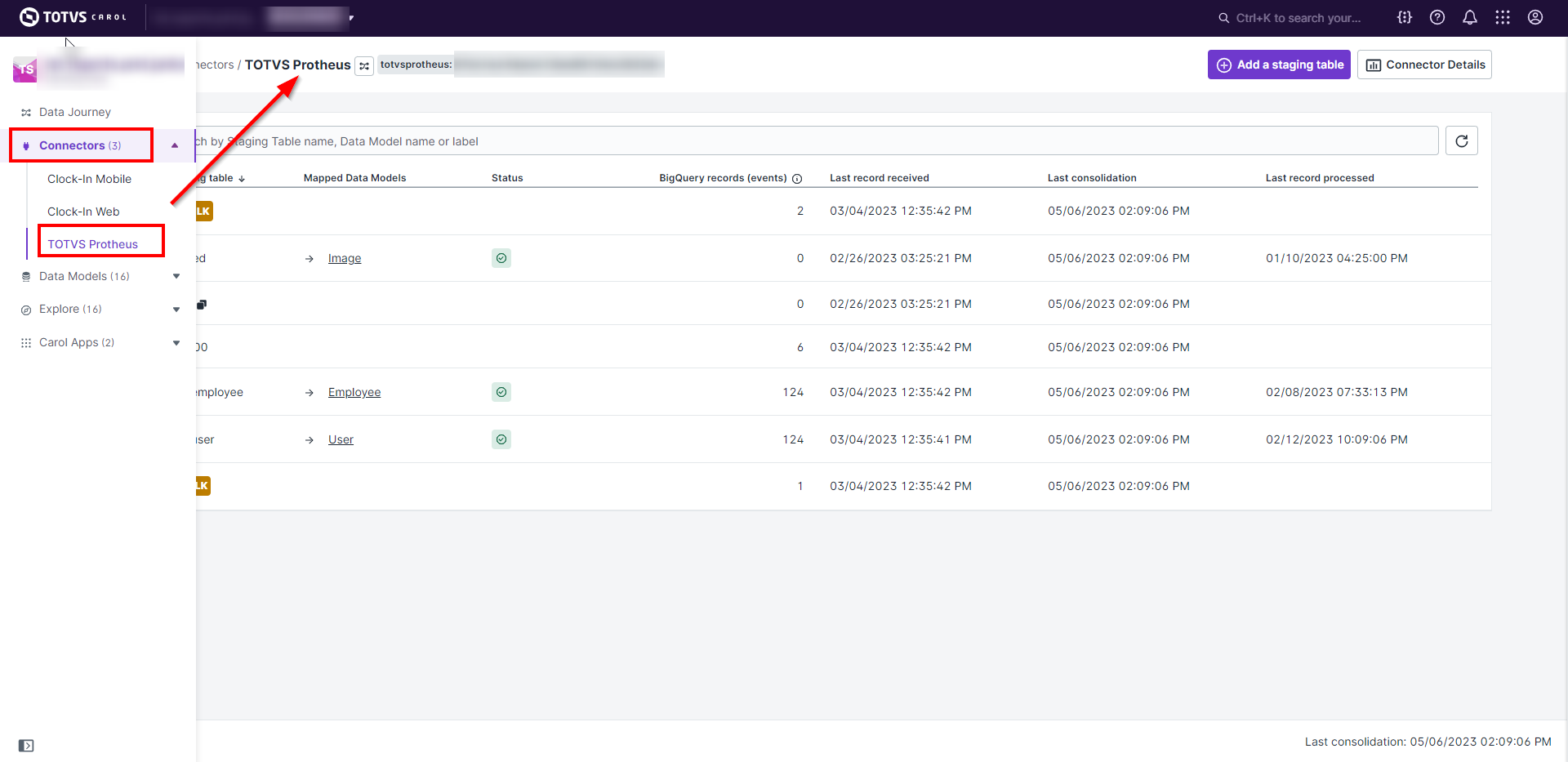 TOTVS CAROL - Carol Connect (2C) - Como criar uma conexão com um banco ...