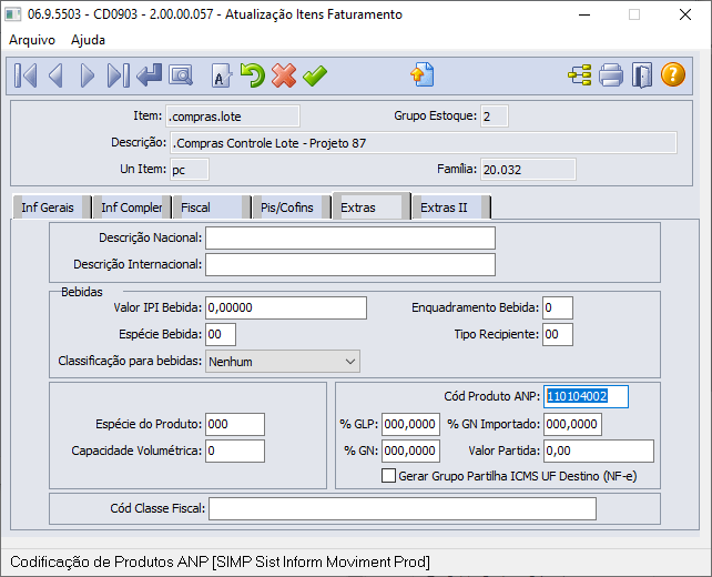 Cross Segmentos - Linha Datasul - MRE - Sugestão CST ICMS Monofásico no ...