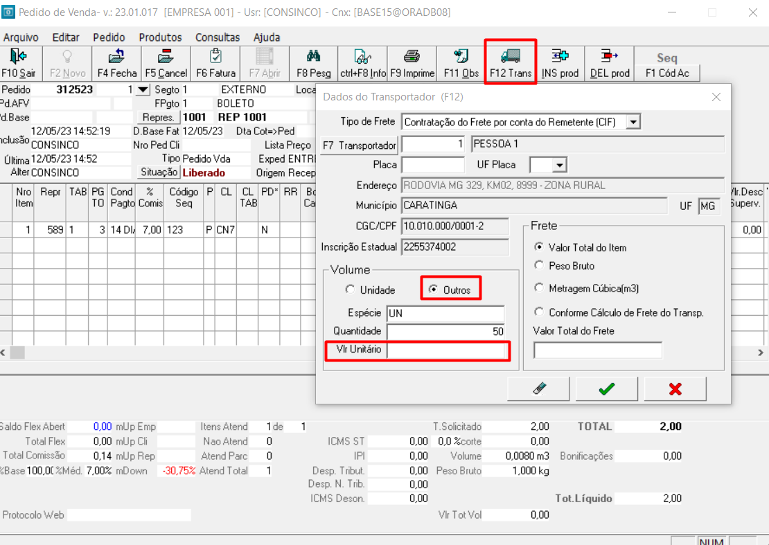 Varejo Supermercados - Vendas - Obrigar a informar valor unitário do ...