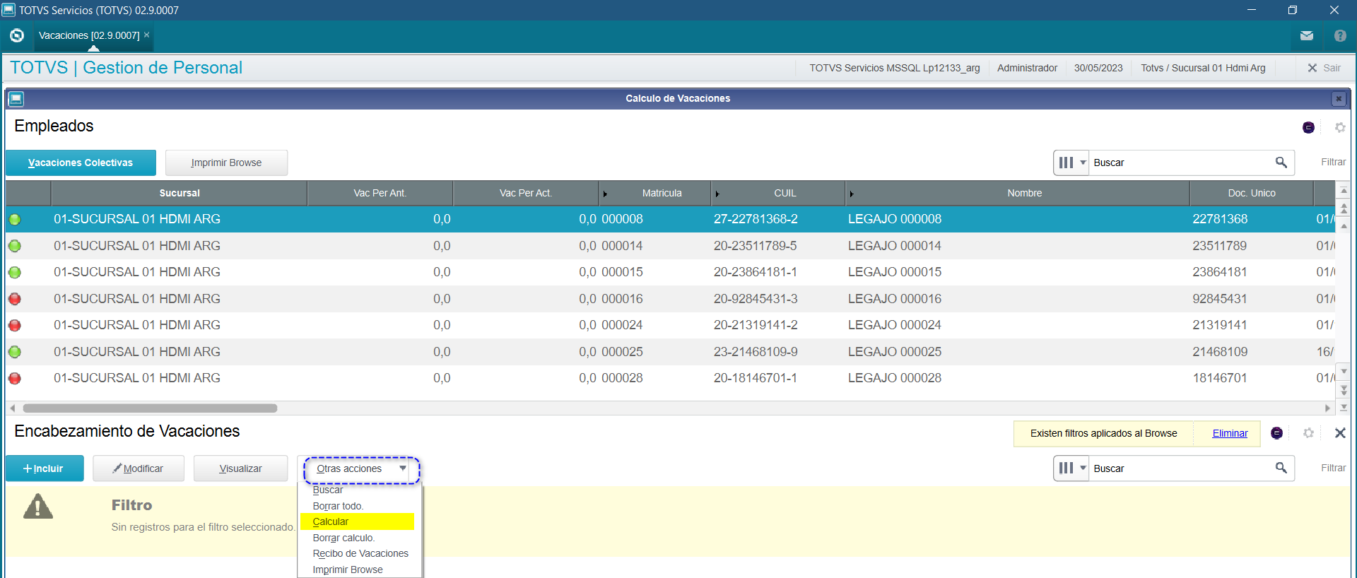 TOTVS RH - TOTVS RH (LINEA PROTHEUS) - MI – Gestión de Personal ...