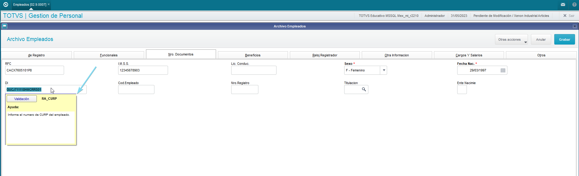 TOTVS RH - TOTVS RH (Línea Protheus) - MI - Gestión de Personal ...