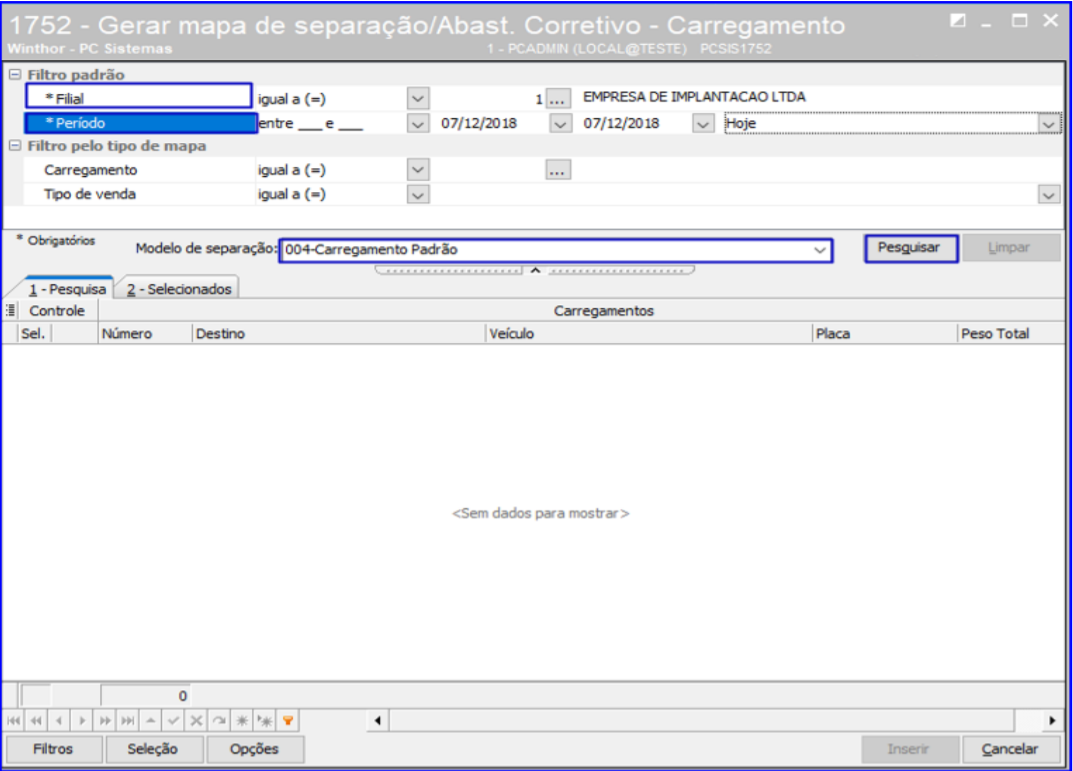 WINT - Como gerar Mapa de Separação (carregamento) – Central de ...