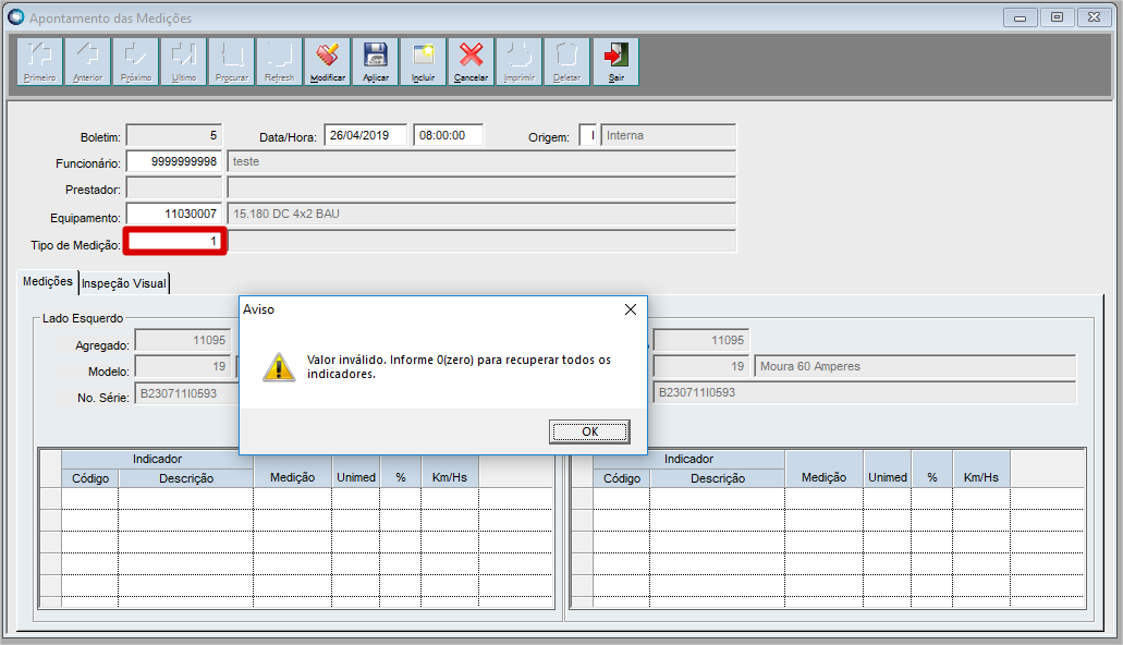 Agro - PIMS CS - MNF_ROD - Valor inválido – Central de Atendimento TOTVS