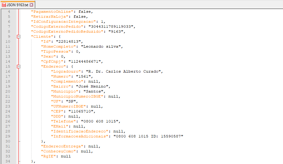 TC - AC - COMO VISUALIZAR ARQUIVO JSON – Central de Atendimento TOTVS