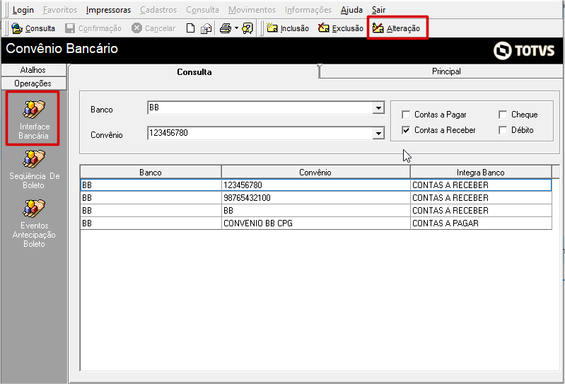 GA - MODULAR FINANCEIRO - Interface Bancária - Convênio Bancário ...
