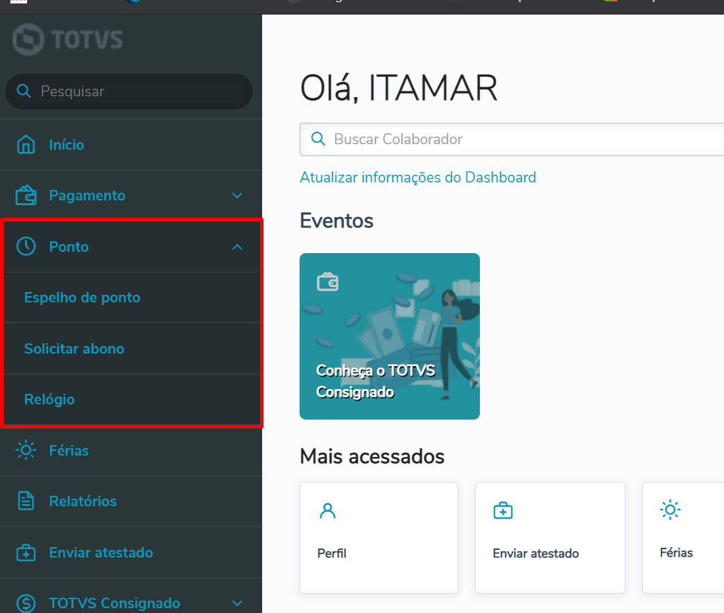 RH - RM - Meu RH - Como Habilitar o Menu Ponto – Central de Atendimento ...