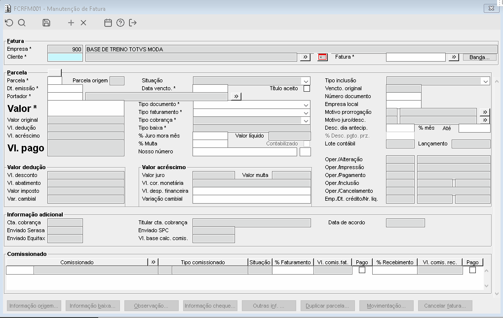 Varejo - Moda - FIN - Inclusão de fatura manual – Central de ...