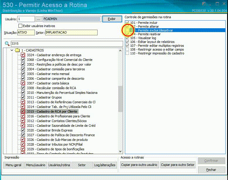 WINT - Como excluir RCA vinculado ao cliente na rotina 3315 – Central ...