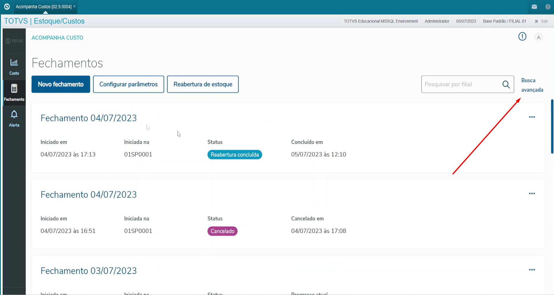 Cross Segmento Backoffice Linha Protheus Sigaest Mata038 Como
