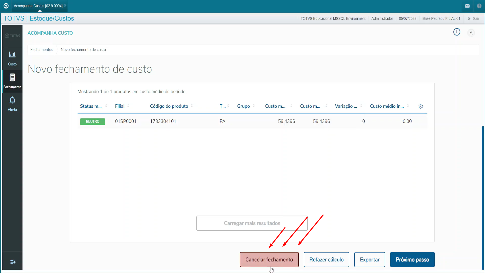 Cross Segmento Backoffice Linha Protheus Sigaest Mata038 Como