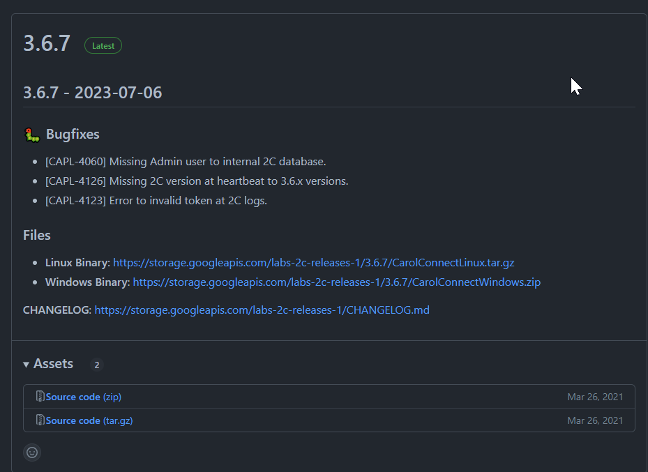 TOTVS CAROL - Carol Connect (2C) - Como atualizar o Carol Connect (2C ...