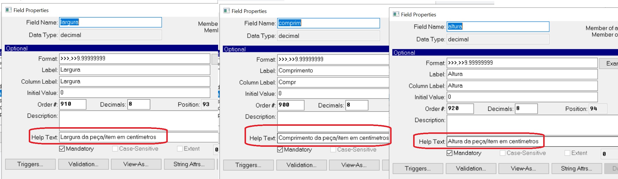 Cross Segmentos - Linha Datasul - MEX - Unidade de medida utilizada ...