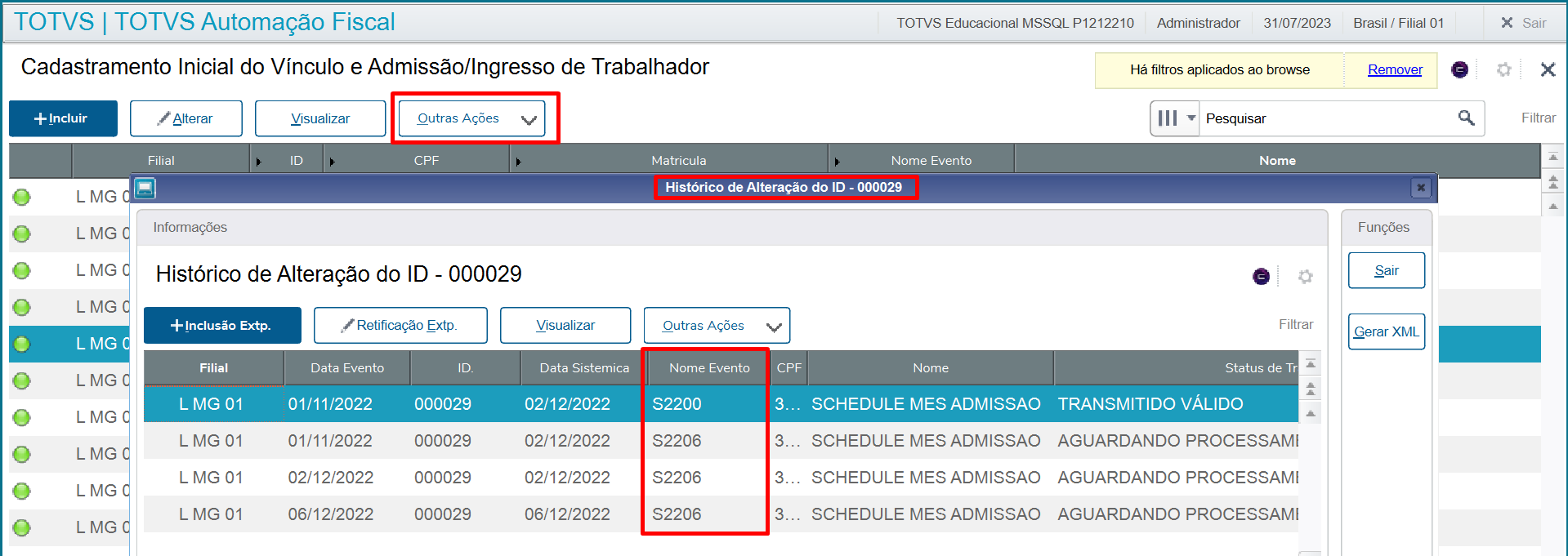 RH - Linha Protheus - GPE - eSocial- Como identificar a informação ...