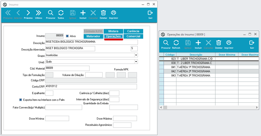 Agro - PIMS CS - APT_ATRC - Apontamento de Insumo – Central de ...