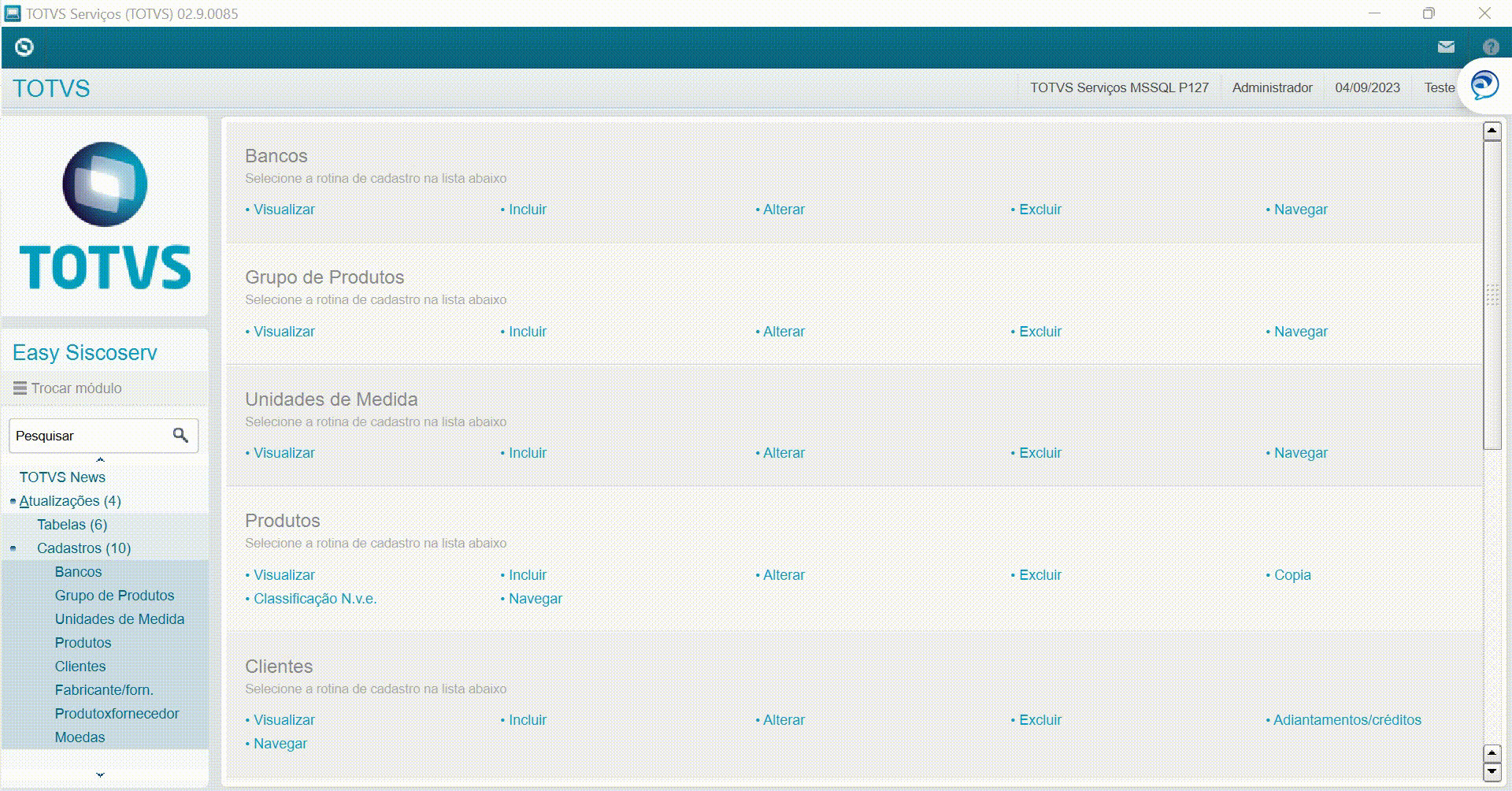 Cross Segmento - TOTVS Backoffice Linha Protheus - SIGAESS - Como corrigir o "Help - Exp ...