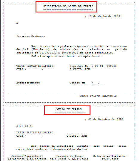 RH - Linha Protheus - GPE - Como realizar a impressão do Aviso de ...