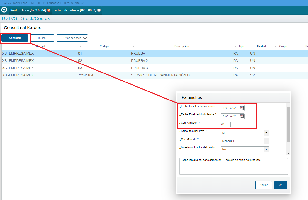 Cross Segmentos - TOTVS BackOffice (Línea Protheus) - MI - Kardex Diario (SIGAEST) - HELP ...