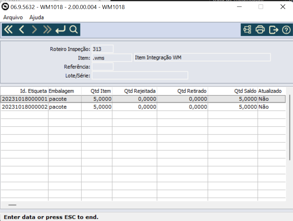 Manufatura - Linha Datasul - MWM - Função do programa WM1018 – Central ...