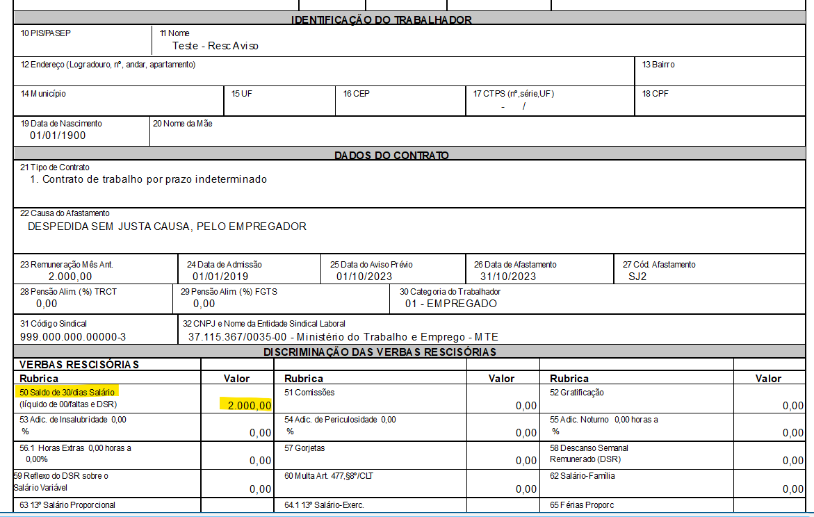 RH - Linha Protheus - GPE - Por que TRCT apresenta valor de aviso ...