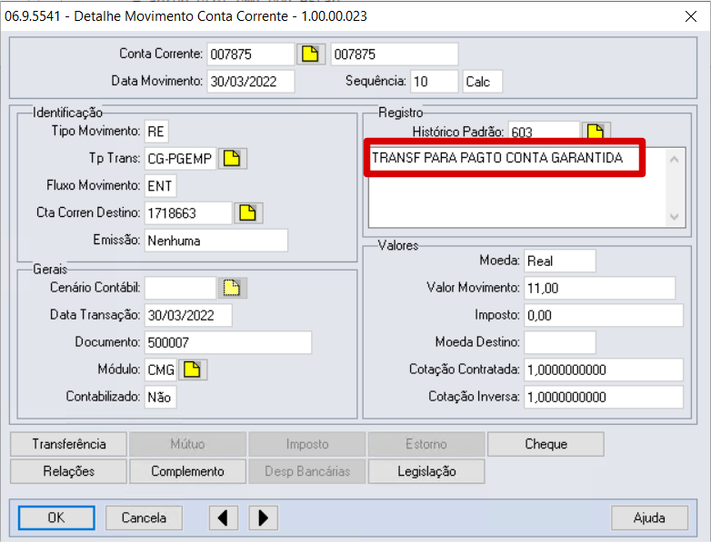 Cross Segmentos - Linha Datasul - CMG - Contabilização - Como é gerado ...