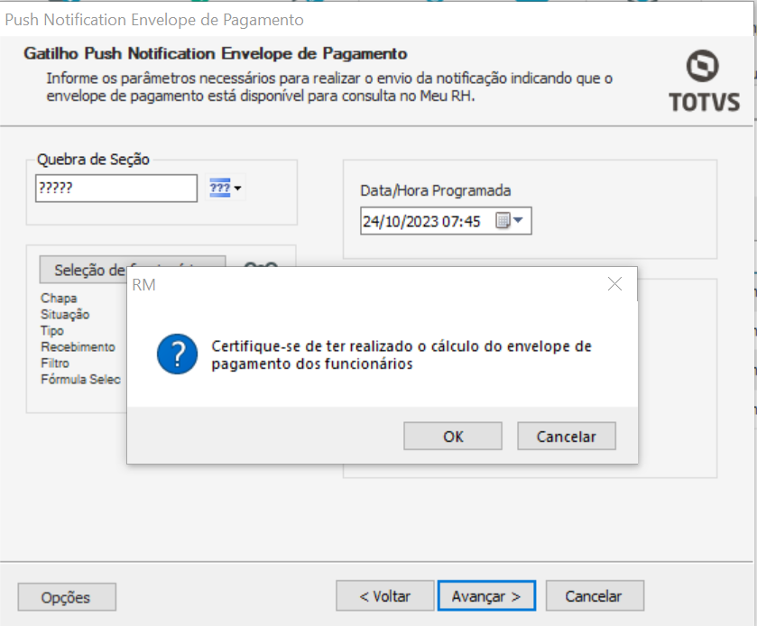 RH - RM - Meu RH - Como parametrizar o Push Notification no Meu RH – Central de Atendimento TOTVS